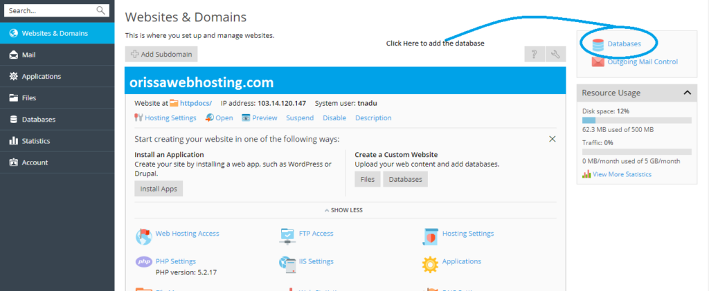 How to create MSSQL database and access the database via SSMS